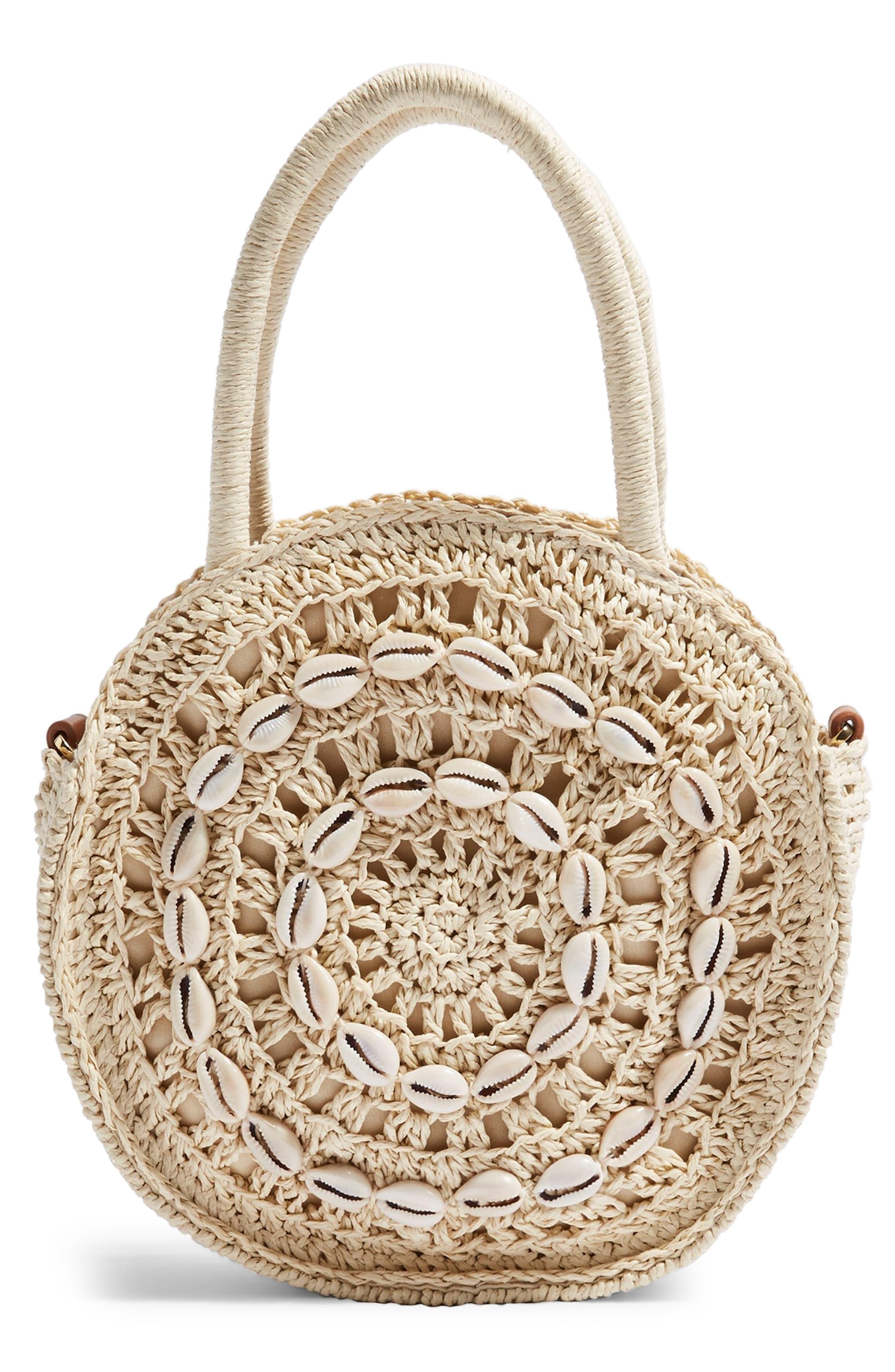 Topshop Crab Straw Mini Tote Bag | IUCN Water