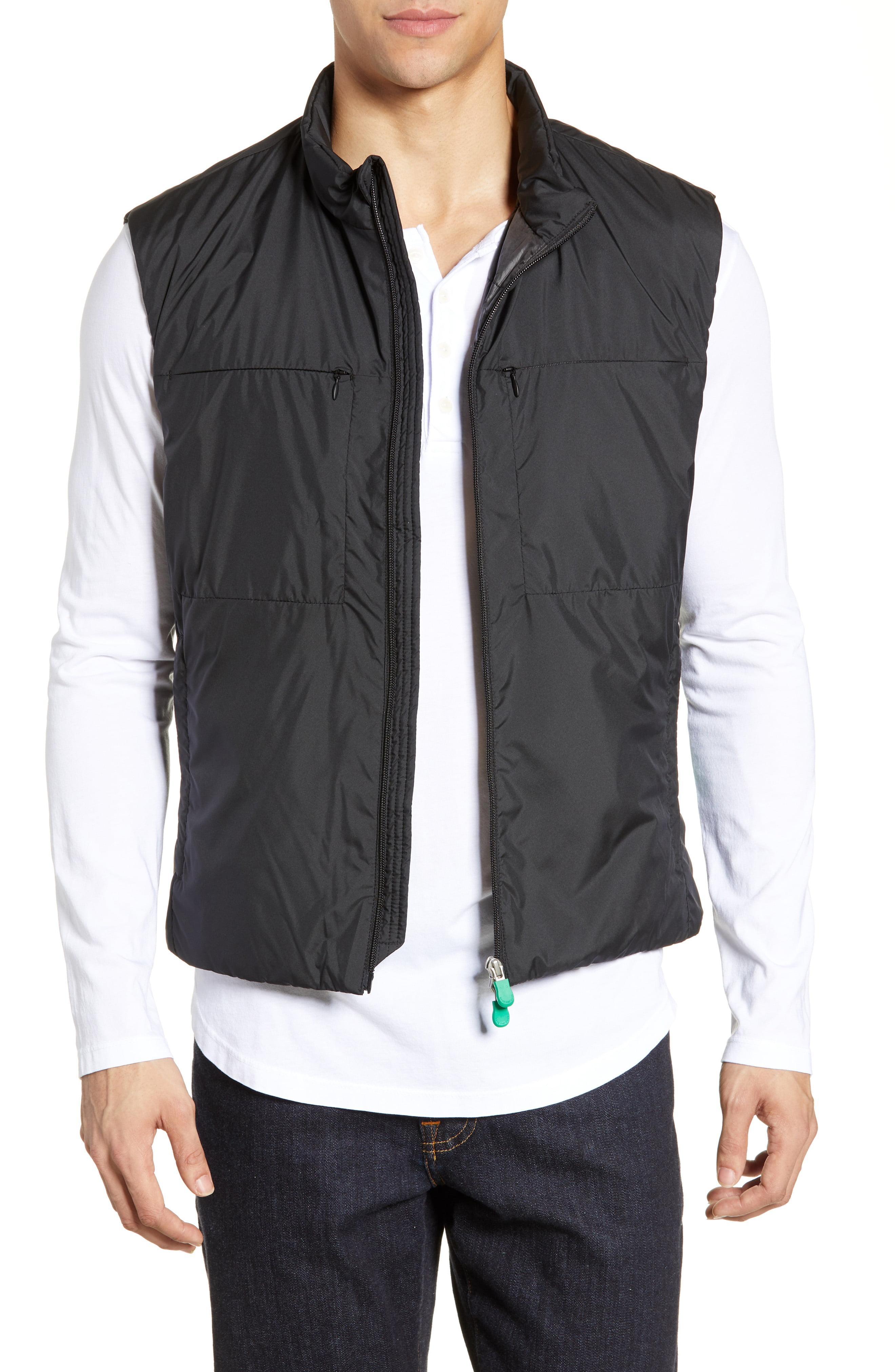 Save The Duck Recycled Polyester Vest in Black for Men - Lyst