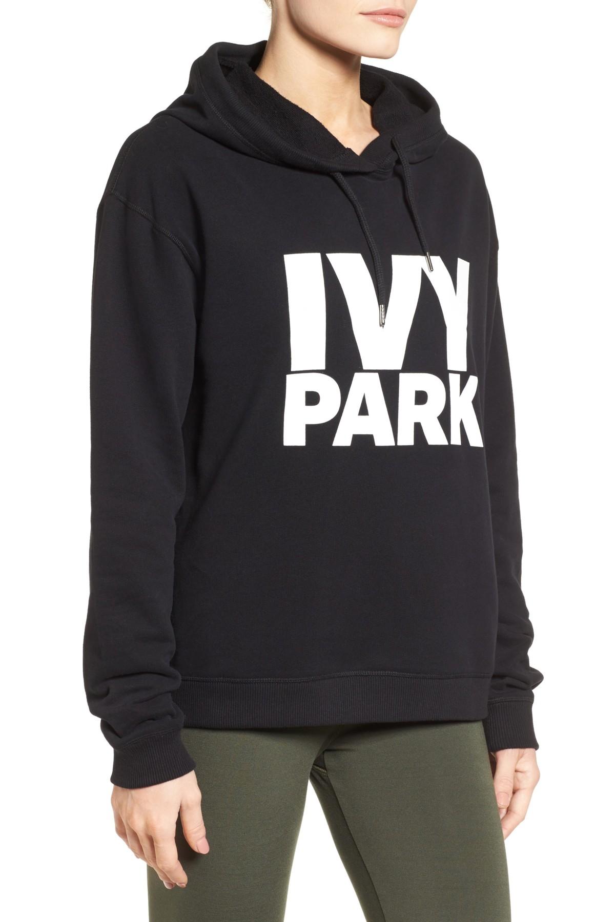 Lyst - Ivy Park Peached Logo Hoodie in Black