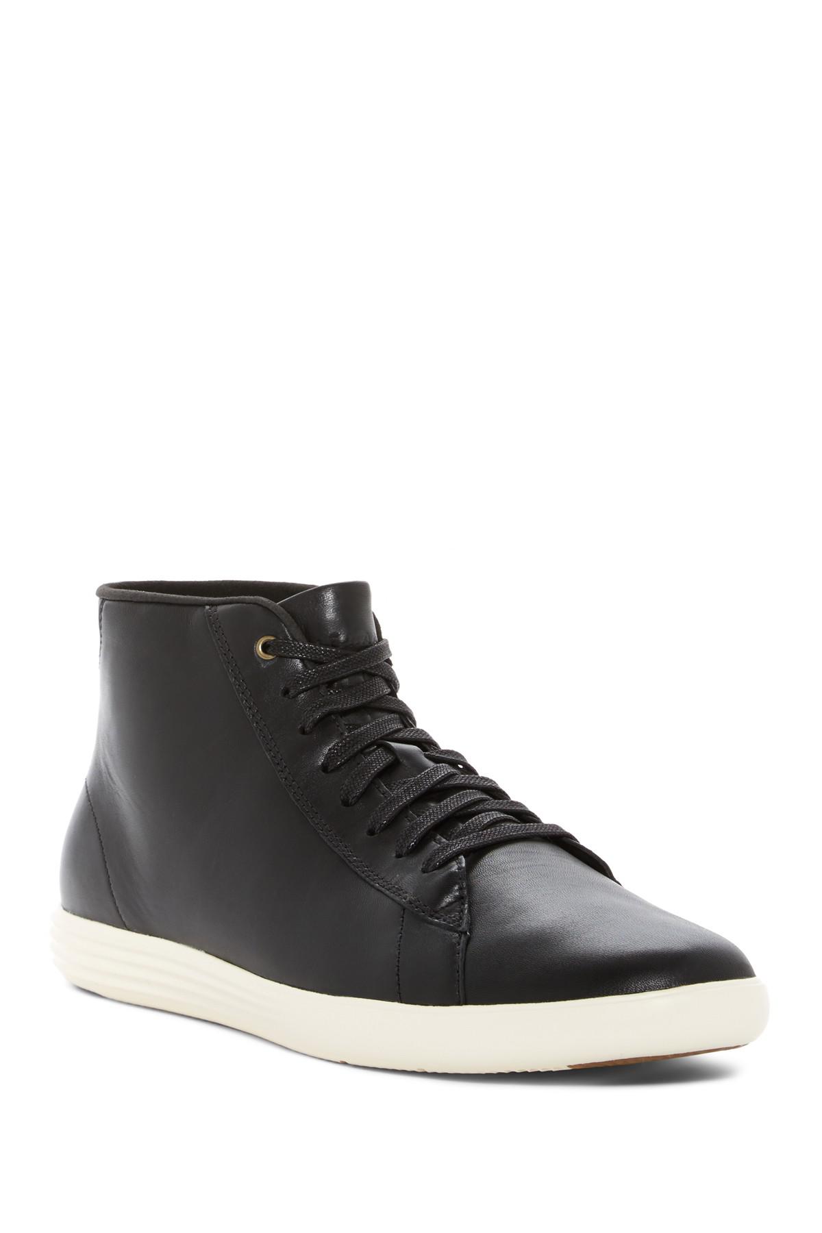 Lyst - Cole Haan Grand Crosscourt High Top Sneaker in Black for Men