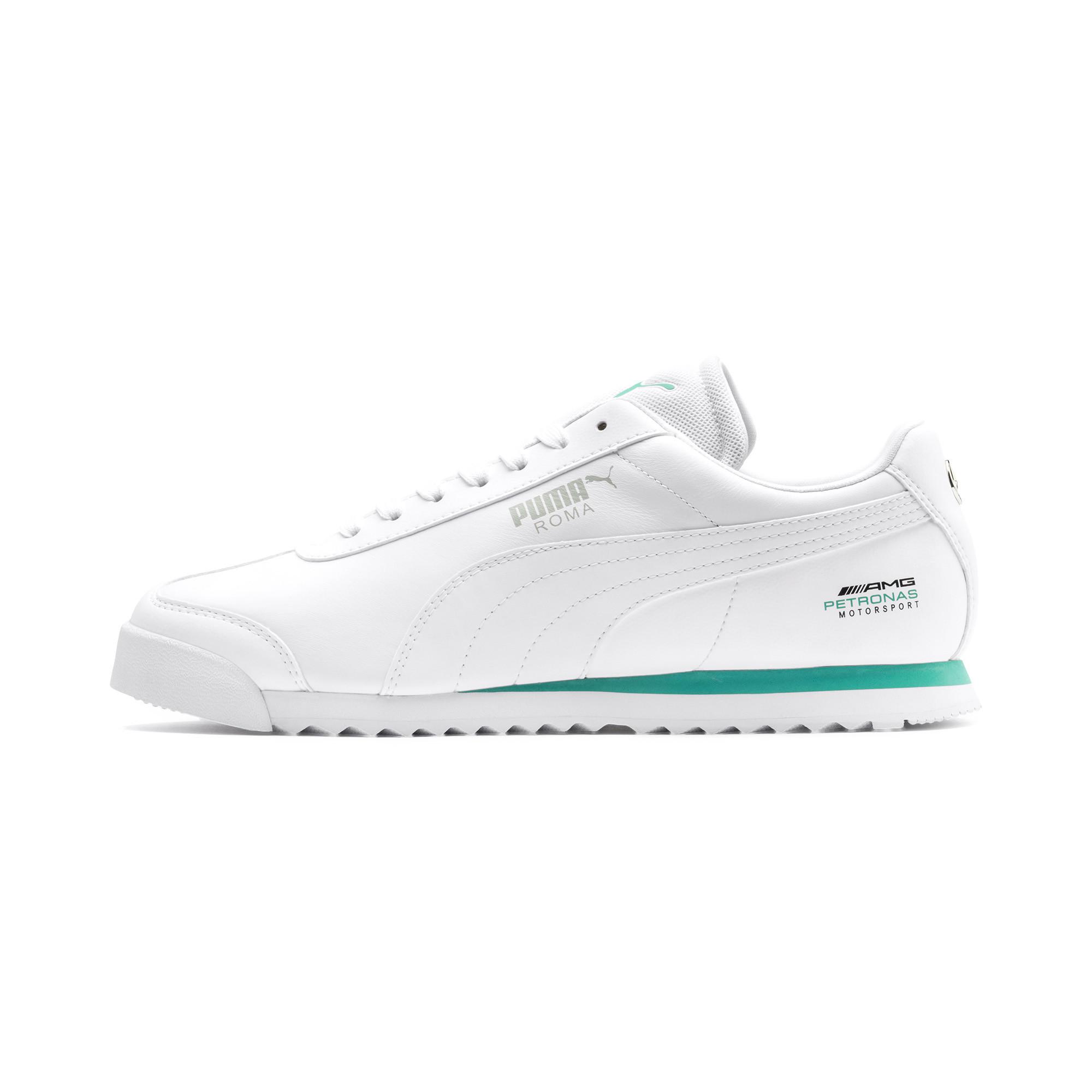 PUMA Leather Mercedes Amg Petronas Roma Men's Sneakers in 02 (White ...
