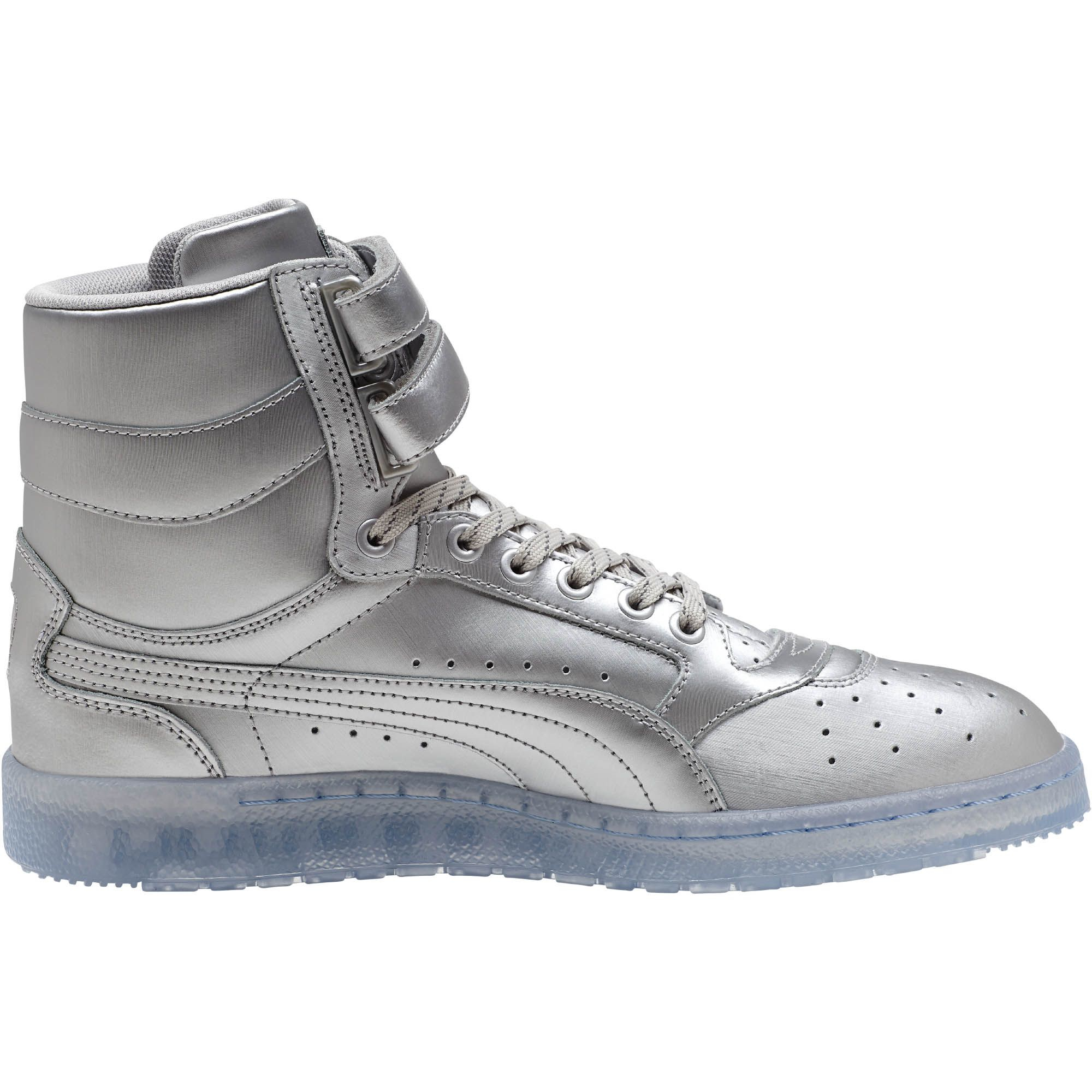 Lyst - PUMA Sky Ii Hi Platinum Men's Sneakers in Metallic for Men