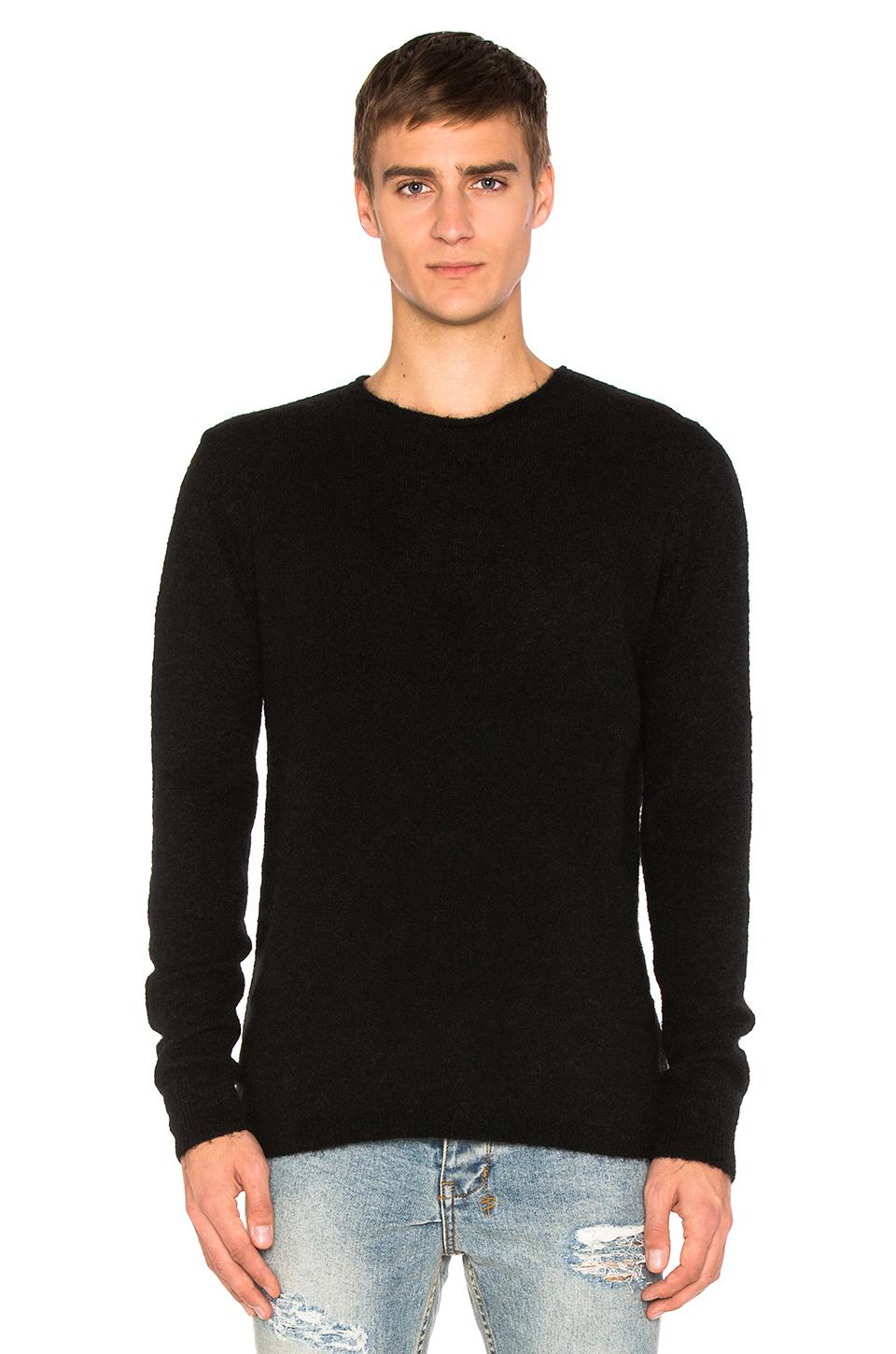 Ksubi Interpol Crew Knit Sweater in Black for Men | Lyst