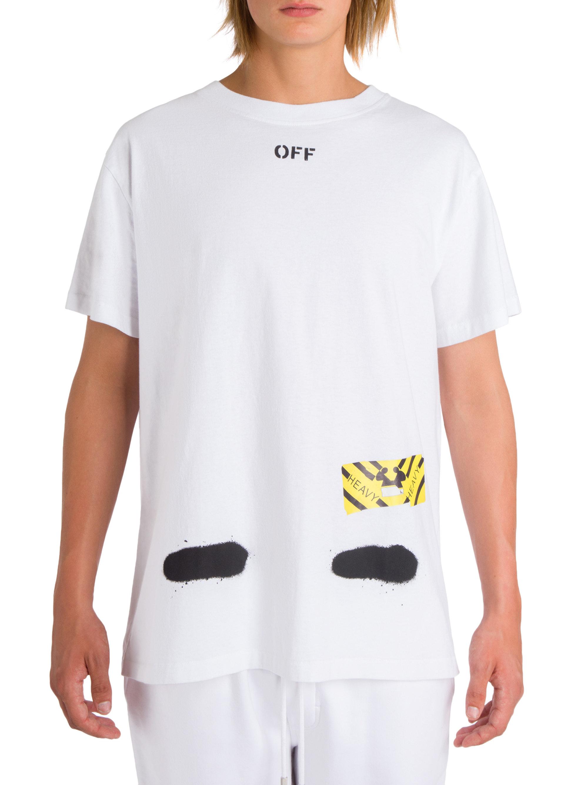 Lyst - Off-White C/O Virgil Abloh Heat Transfer Tee in White for Men