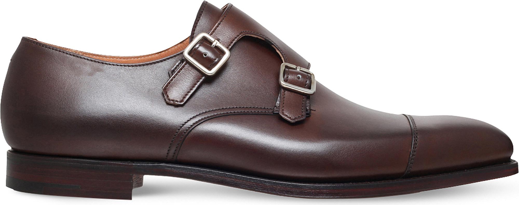 Lyst - Crockett And Jones Lowndes Double Monk Shoes in Brown for Men ...