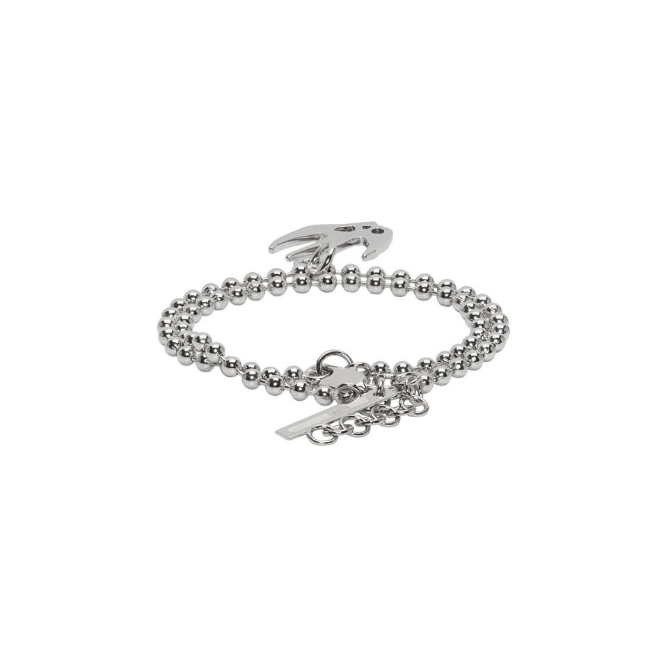 Lyst - Mcq Alexander Mcqueen Silver Swallow Bracelet in Metallic