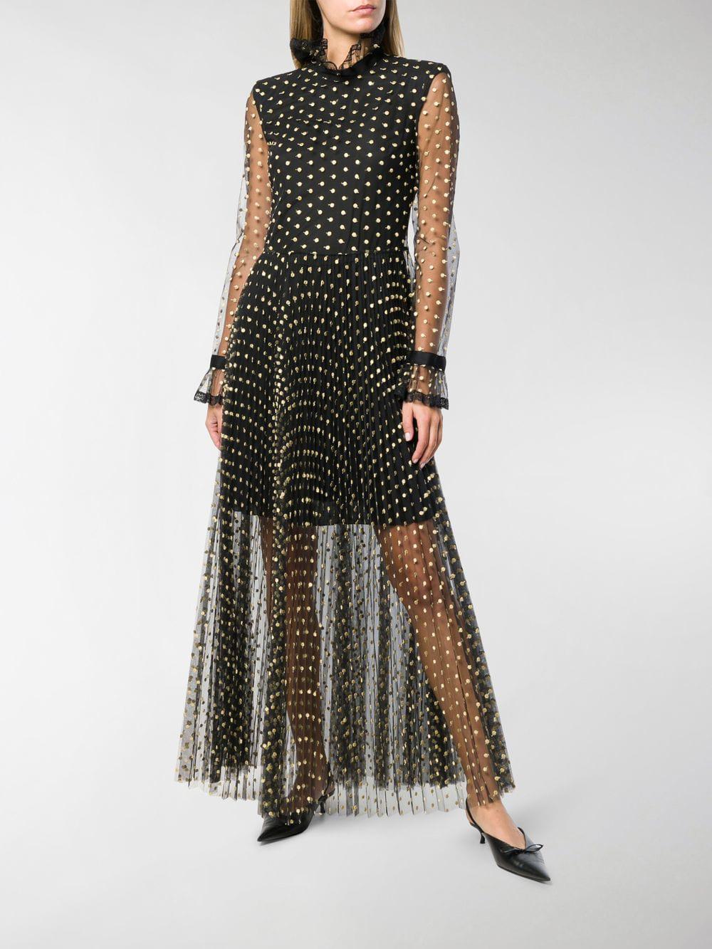 Lyst - Philosophy Di Lorenzo Serafini Victorian Maxi Dress in Black