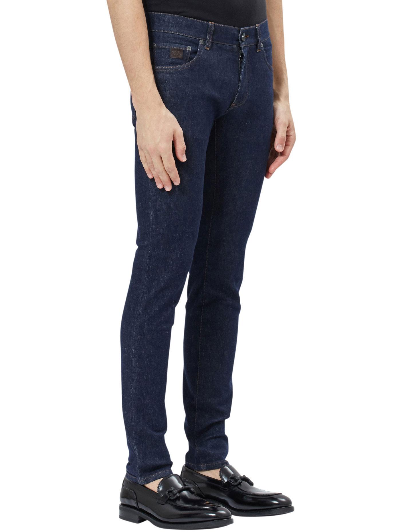 Lyst Ferragamo Tailored Jeans In Blue For Men