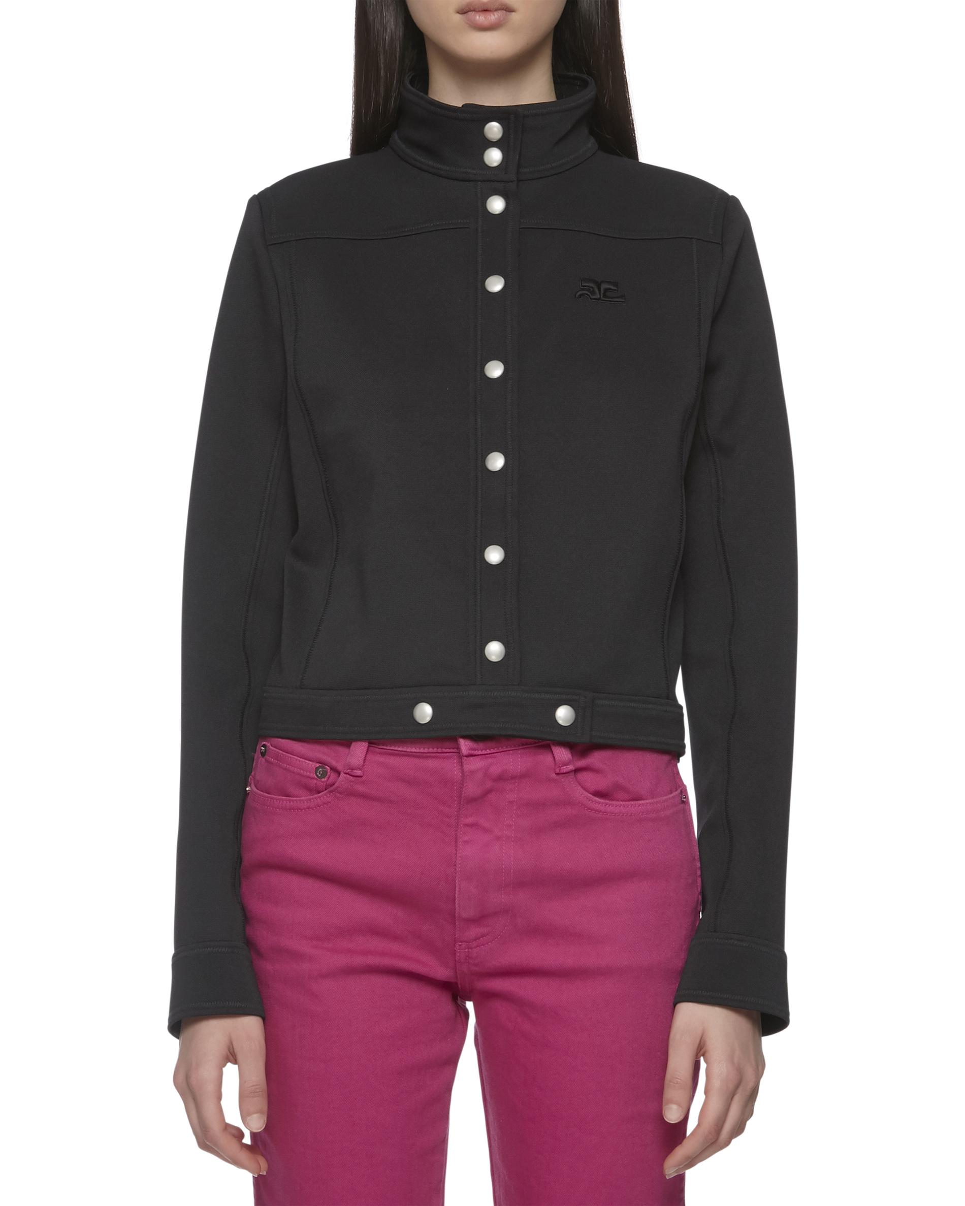 Courreges Synthetic Logo Jacket With Buttons - Lyst