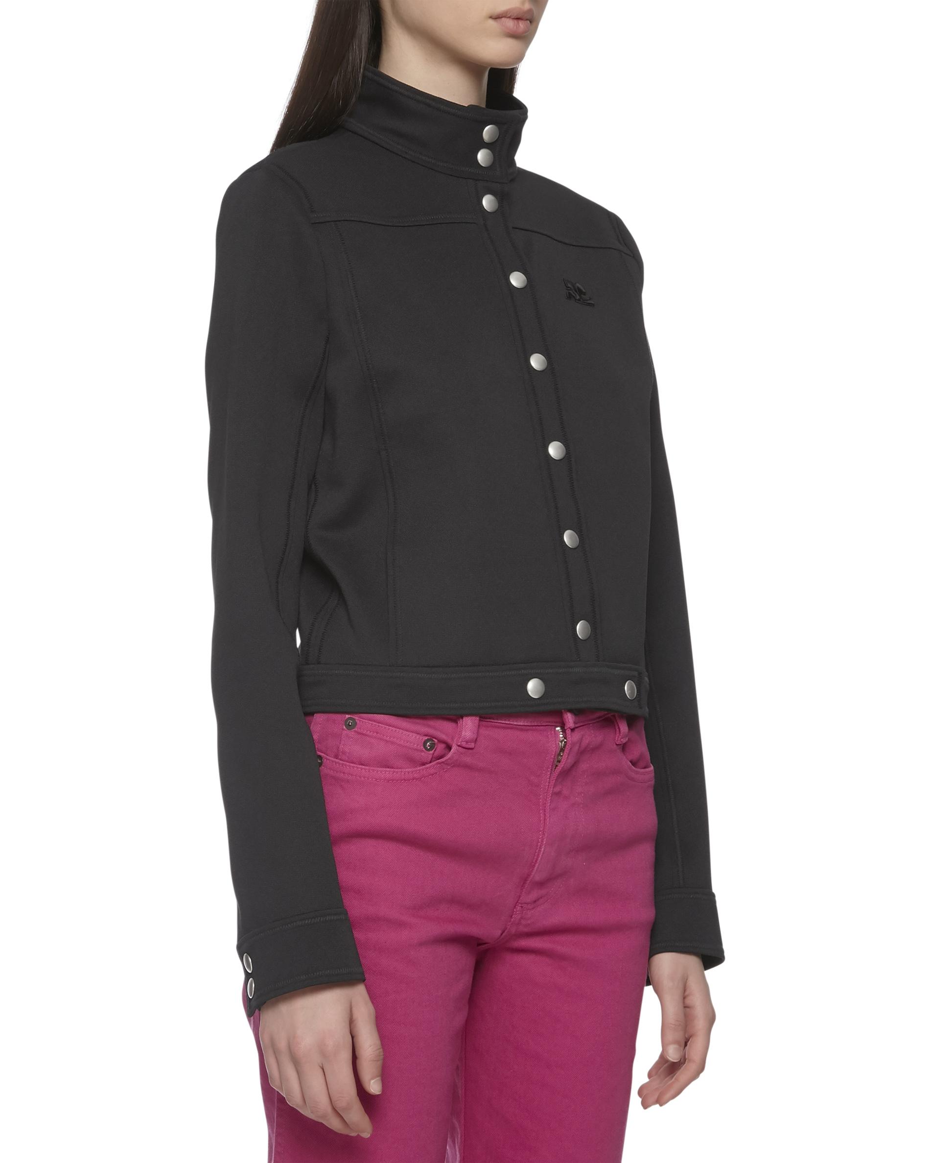 Courreges Synthetic Logo Jacket With Buttons - Lyst