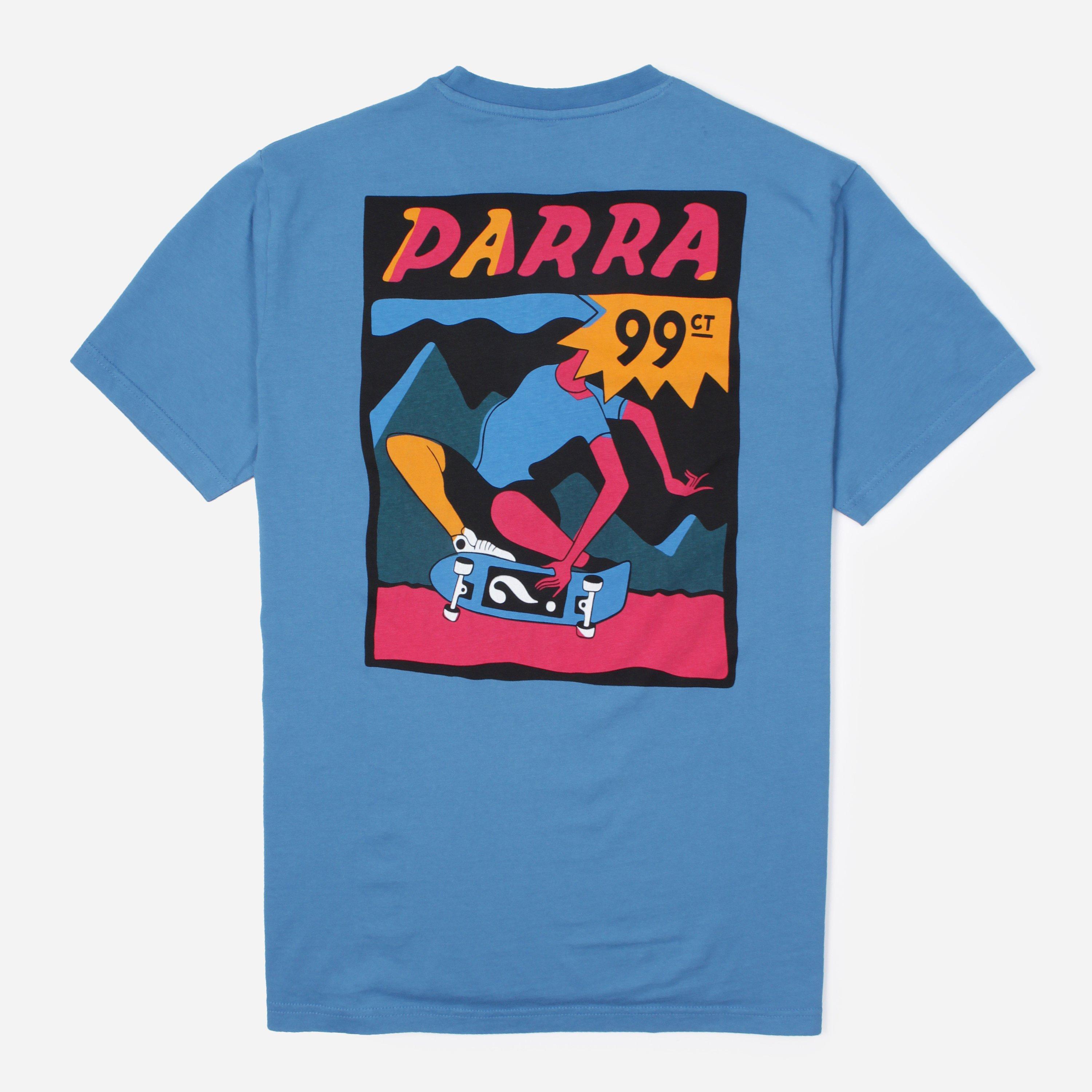 by Parra Indy Tuck Knee T-shirt in Blue for Men - Lyst