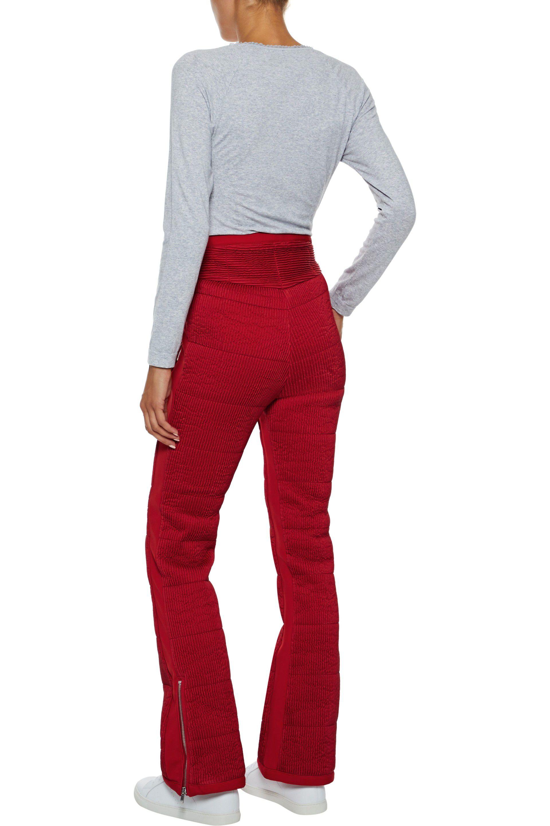 Fusalp Synthetic Mesh-trimmed Modal-blend Jersey Top Stone - Lyst