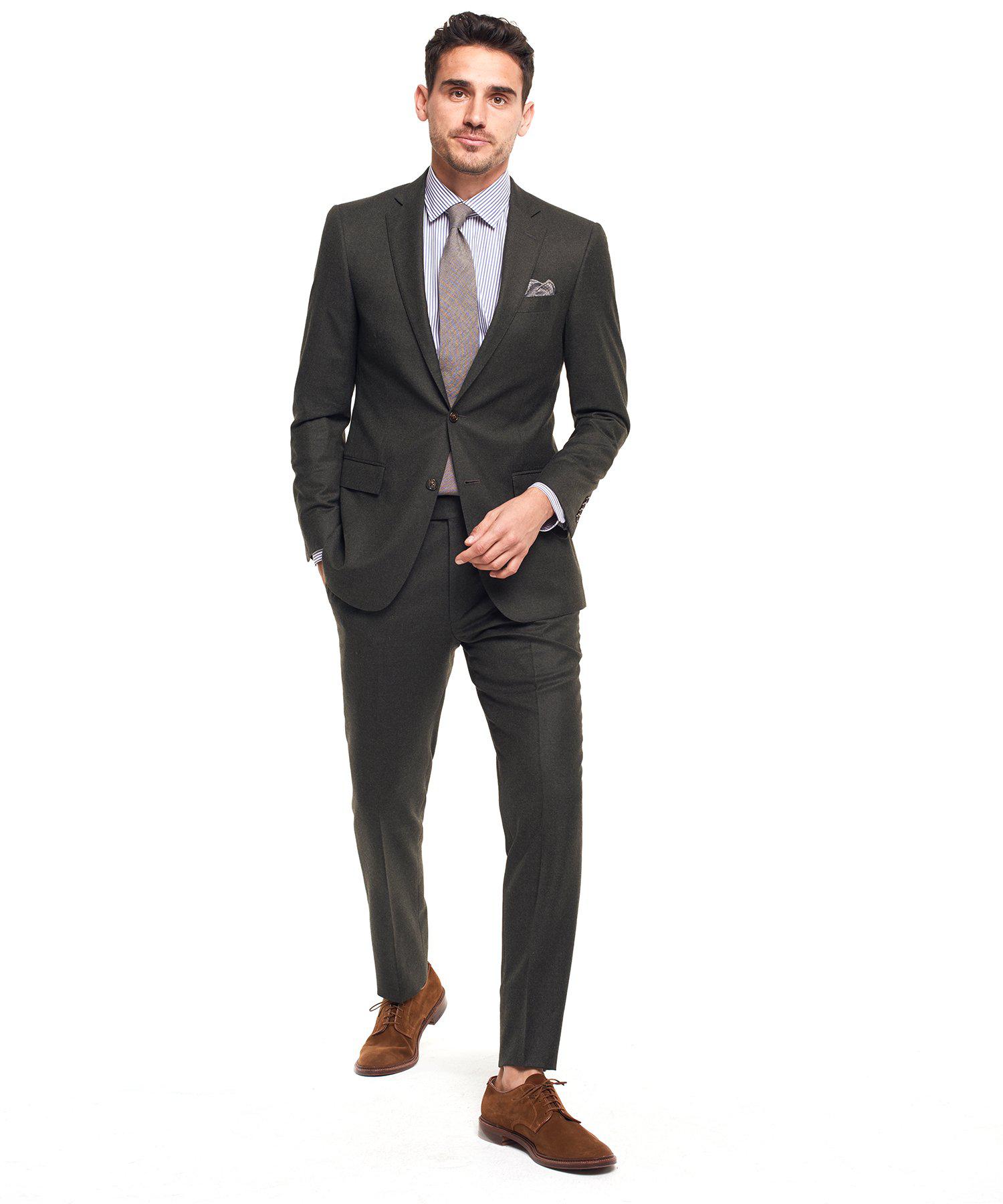 Lyst - Todd Snyder Made In The Usa Sutton Wool Flannel Suit Jacket In ...
