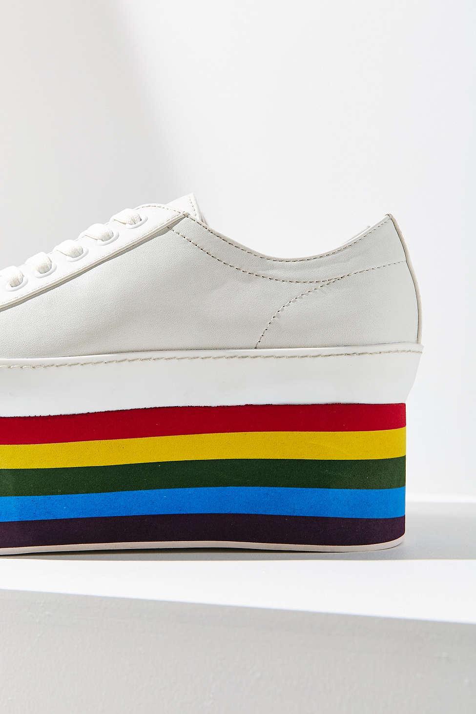 Lyst - Jeffrey Campbell Rainbow Platform Sneaker
