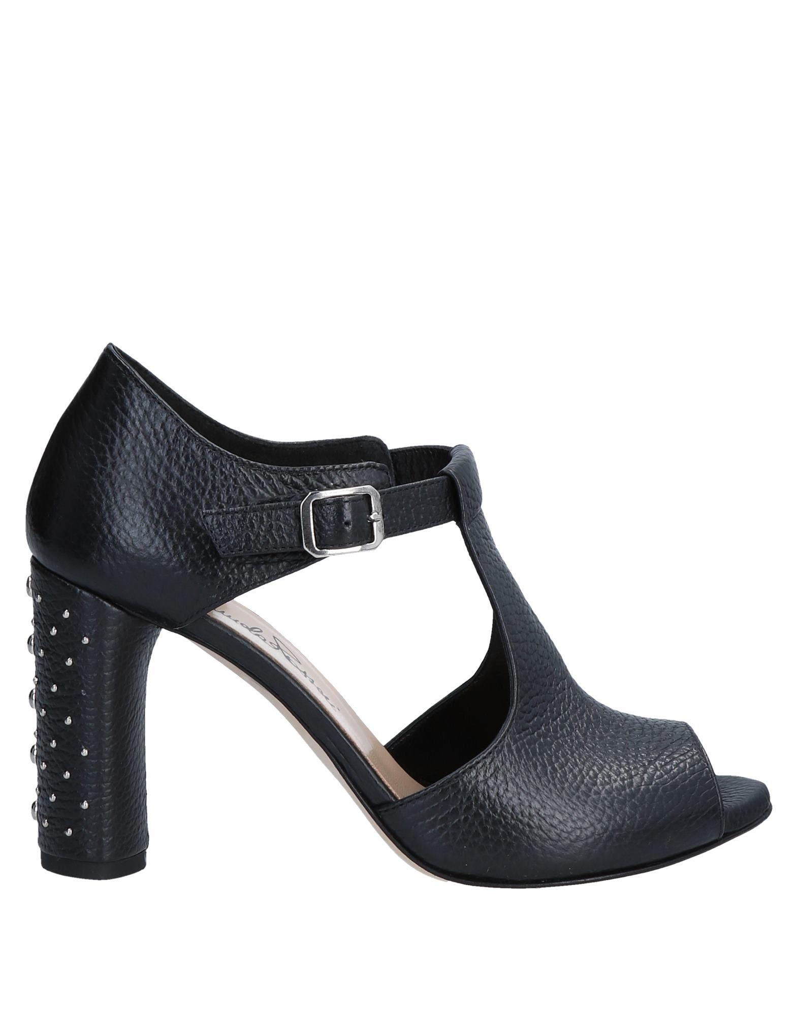 Emanuela Passeri Leather Shoe Boots in Black - Lyst