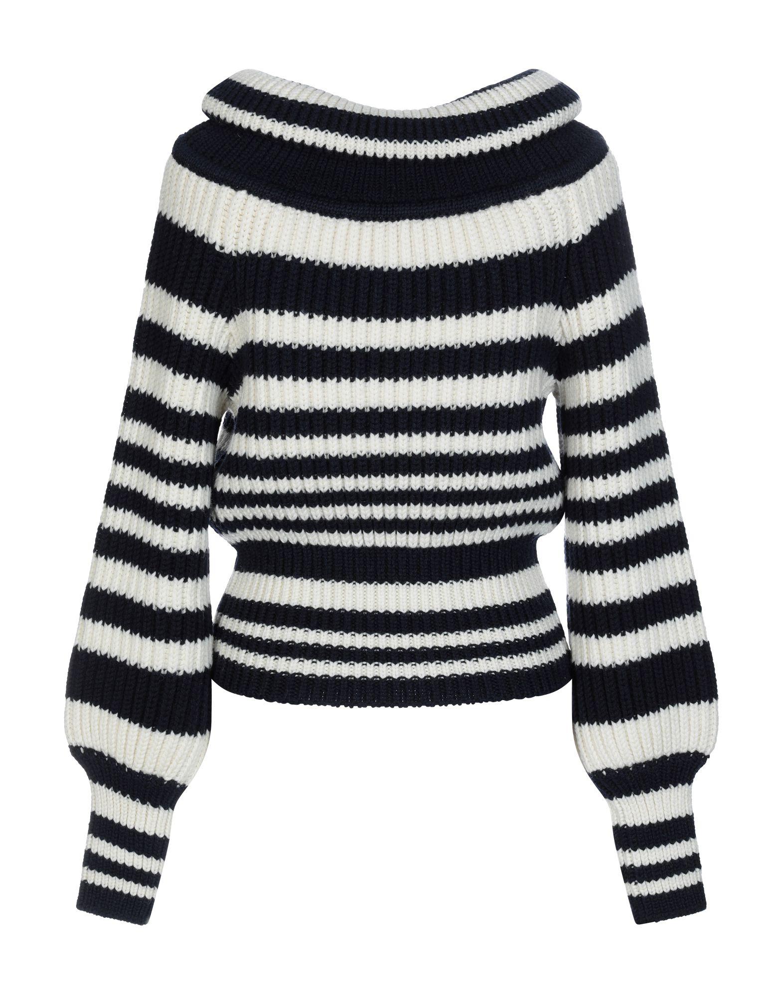 Alberta Ferretti Wool Turtleneck in Dark Blue (Blue) - Lyst