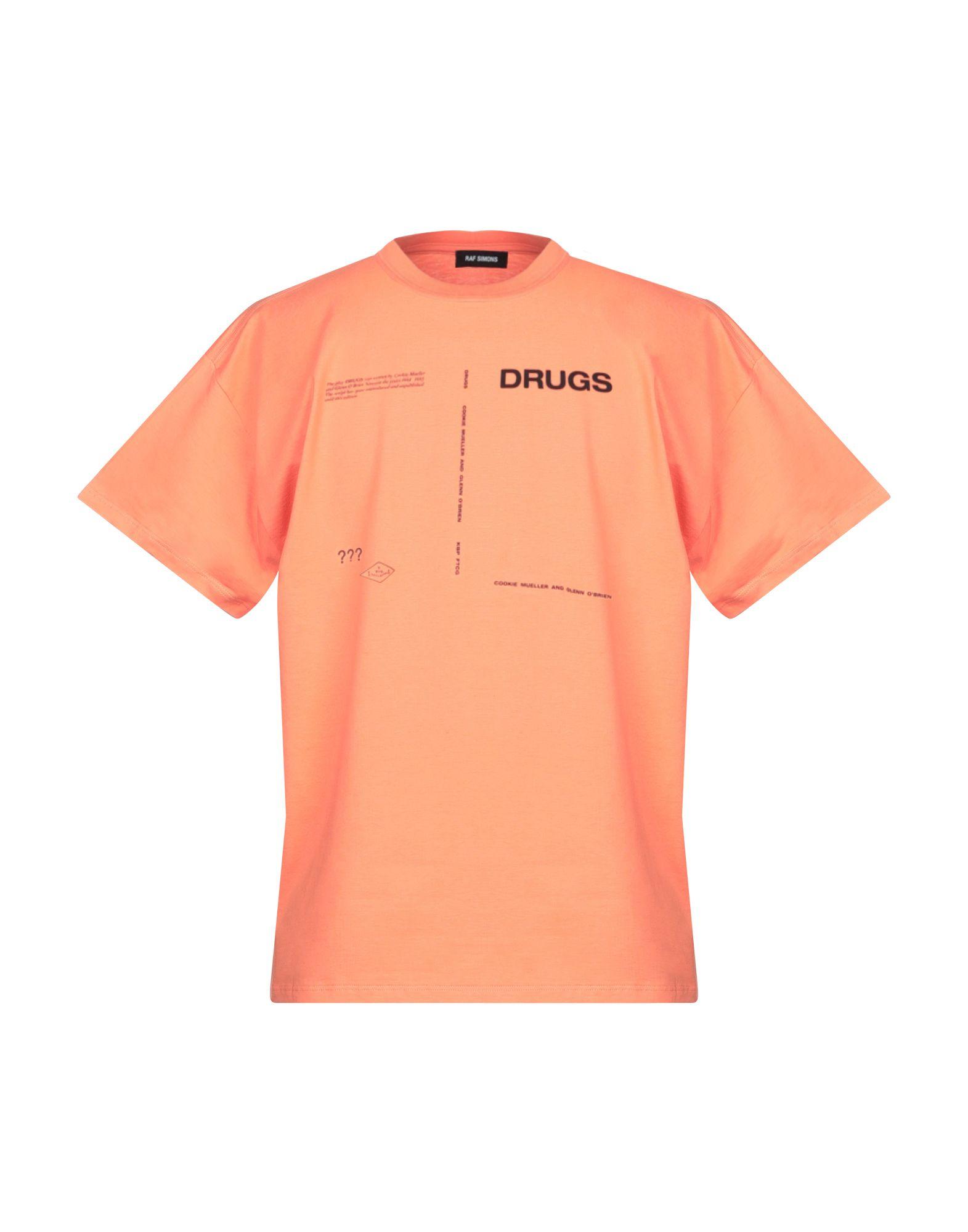 Lyst - Raf Simons T-shirt in Orange for Men