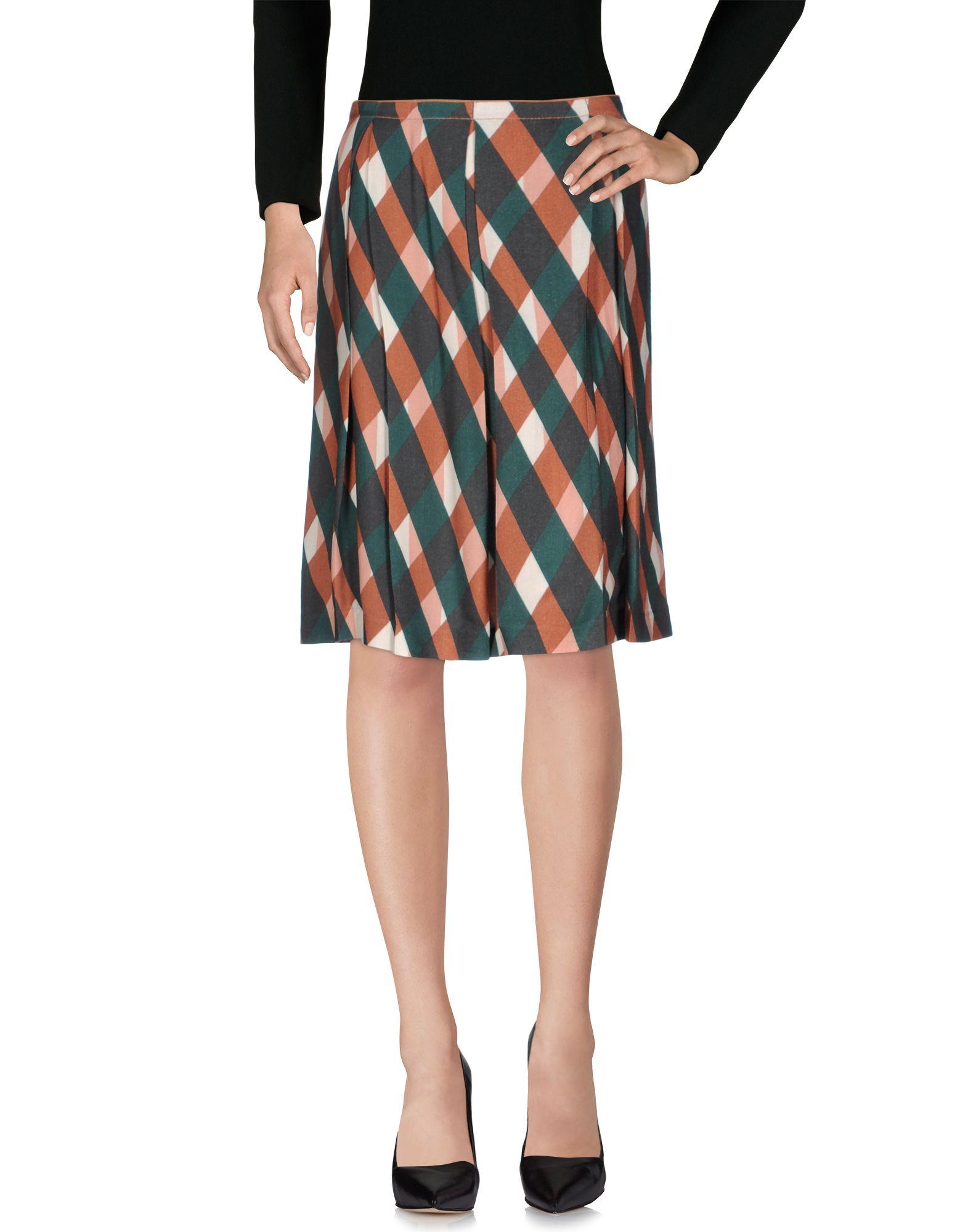 Siyu Knee Length Skirt in Green - Save 49% | Lyst