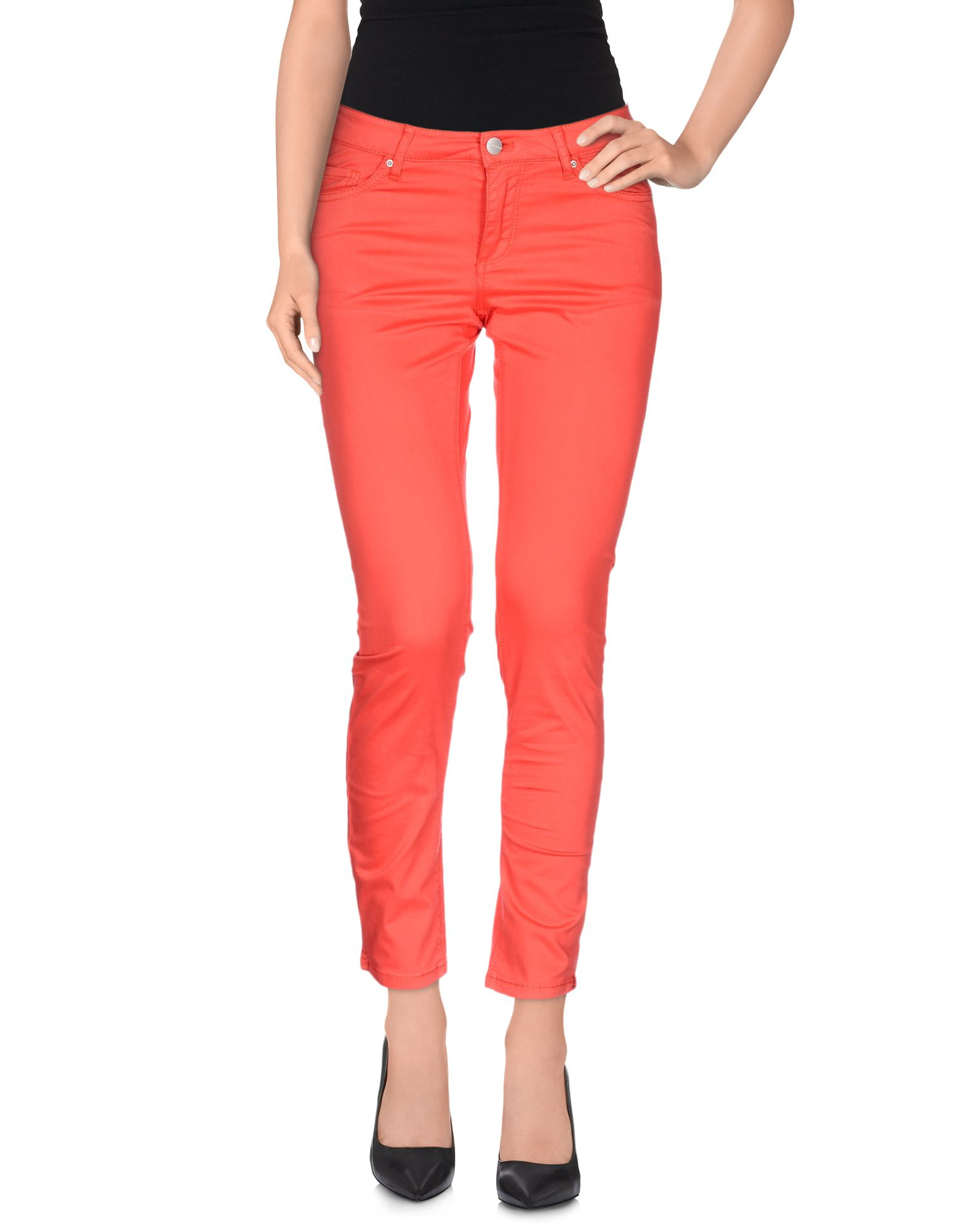 Silvian heach Casual Pants in Red | Lyst