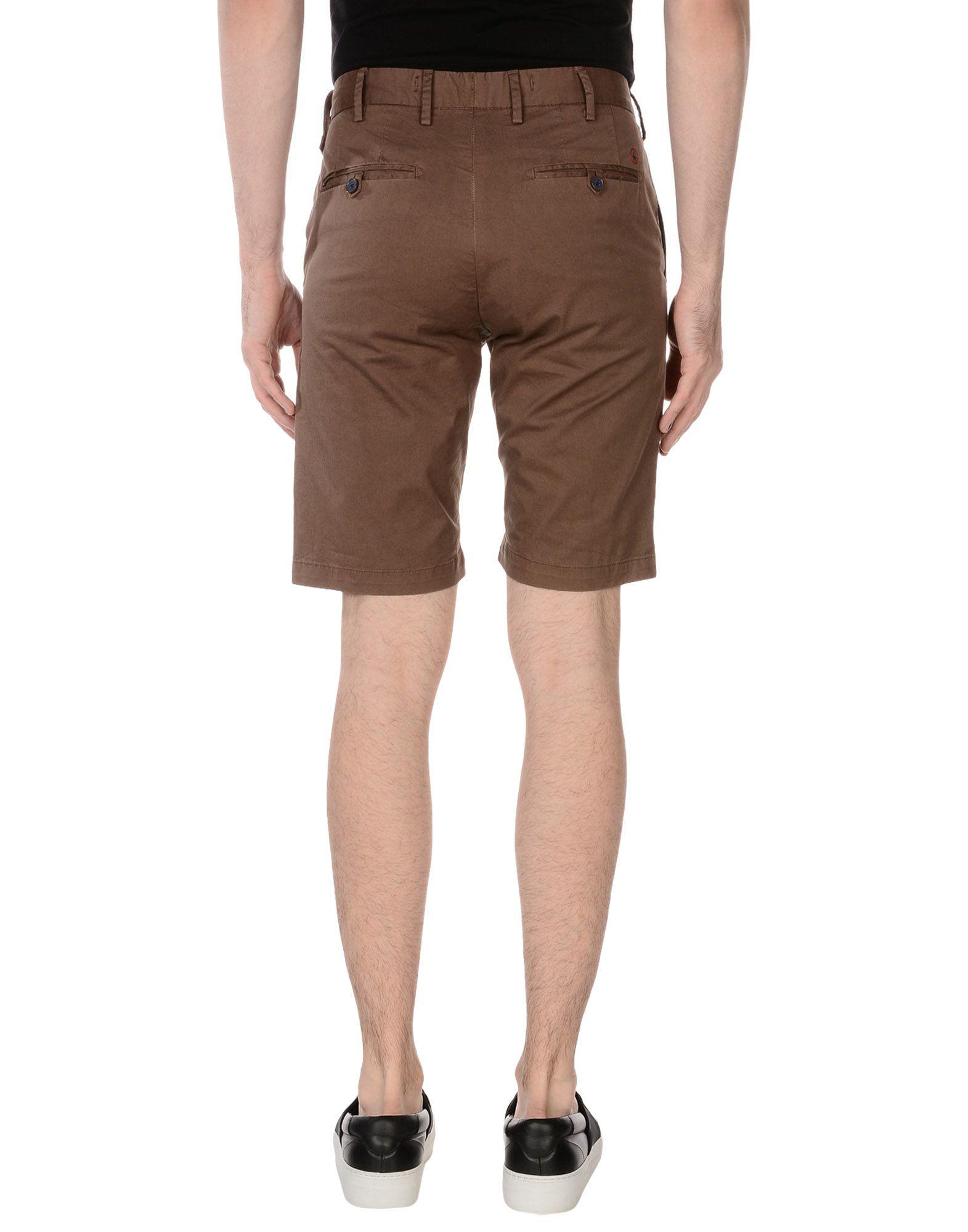 AT.P.CO Cotton Bermuda Shorts in Khaki (Natural) for Men - Lyst