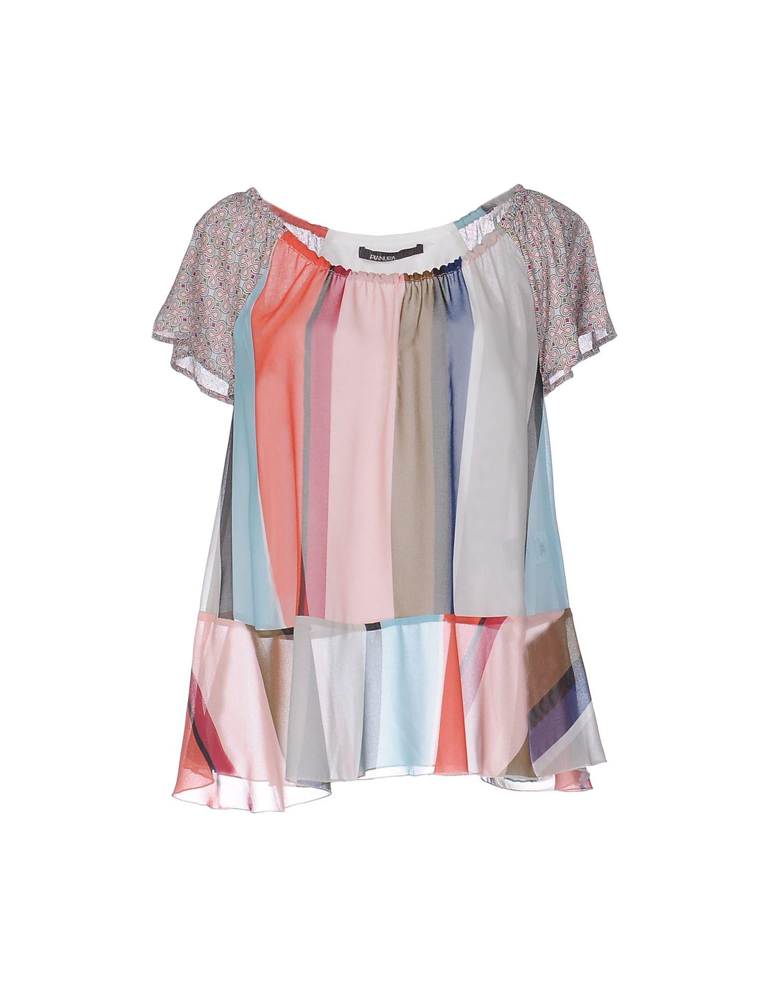 Lyst - Pianurastudio Blouse in Gray