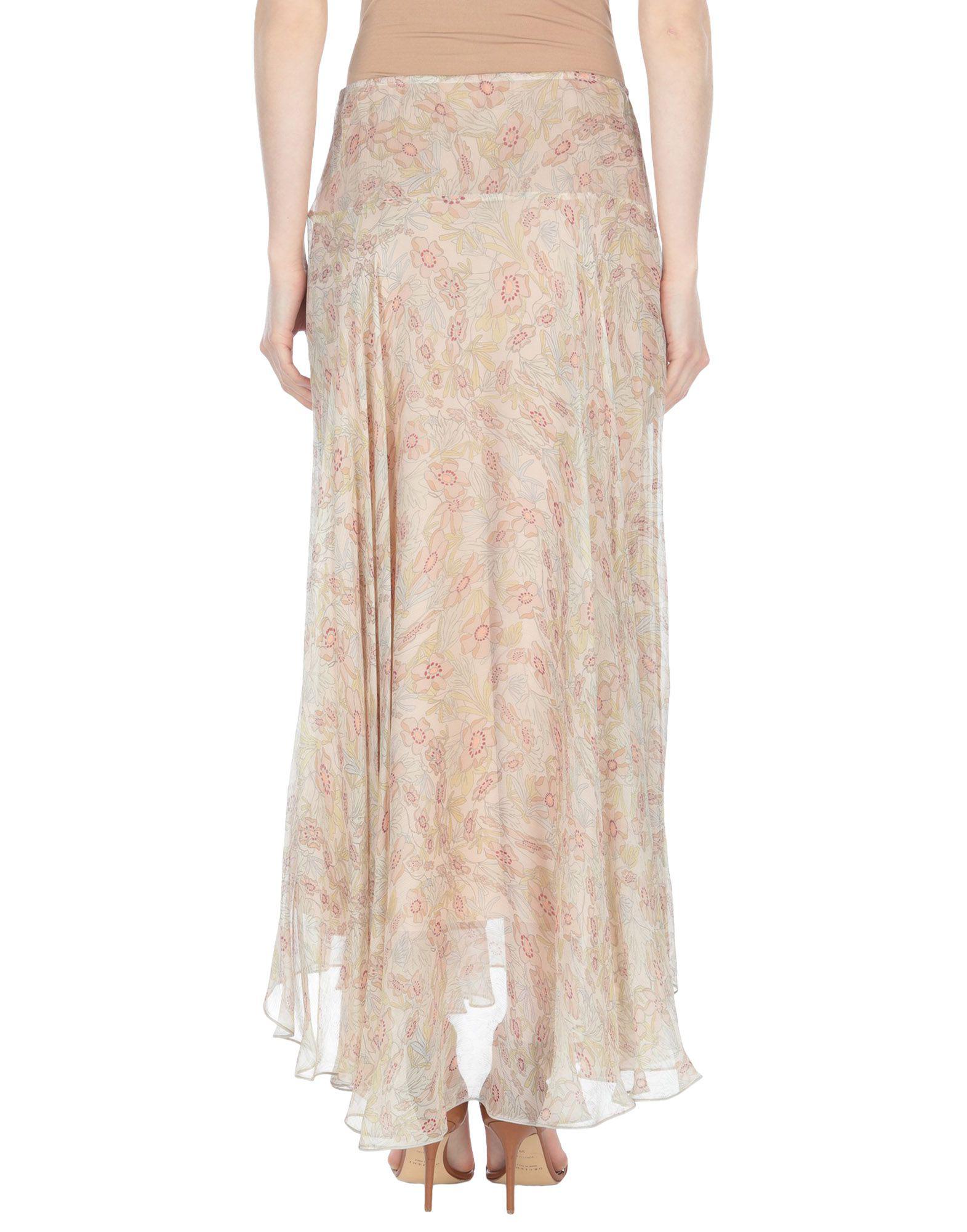 AQUILANO.RIMONDI Long Skirt in Natural - Lyst