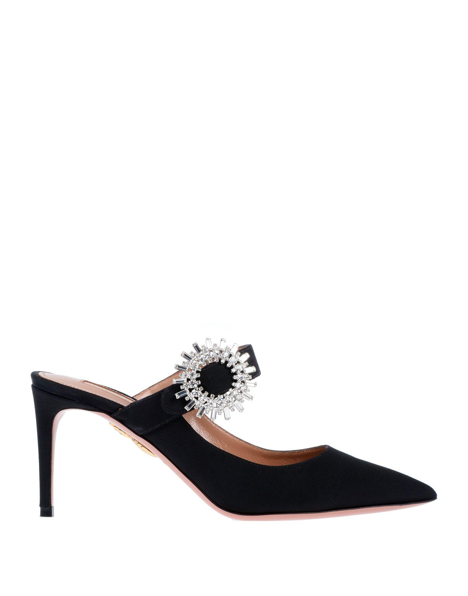 Aquazzura Mules in Black - Save 31% - Lyst