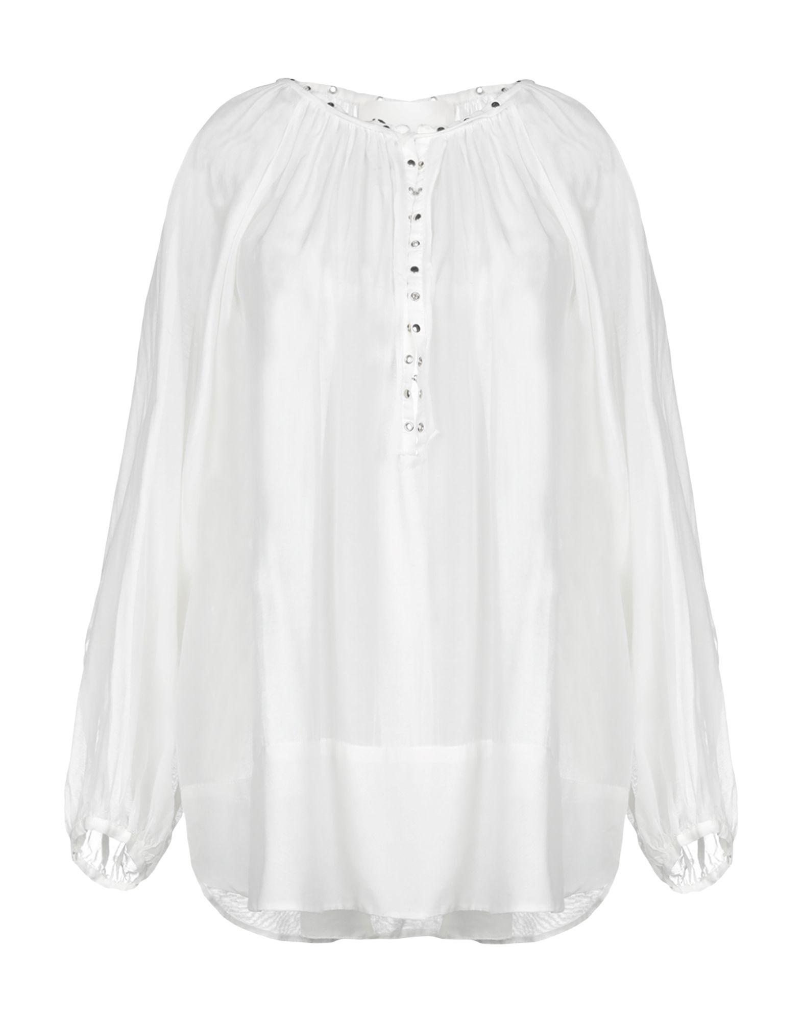 8pm Cotton Blouse in White - Lyst