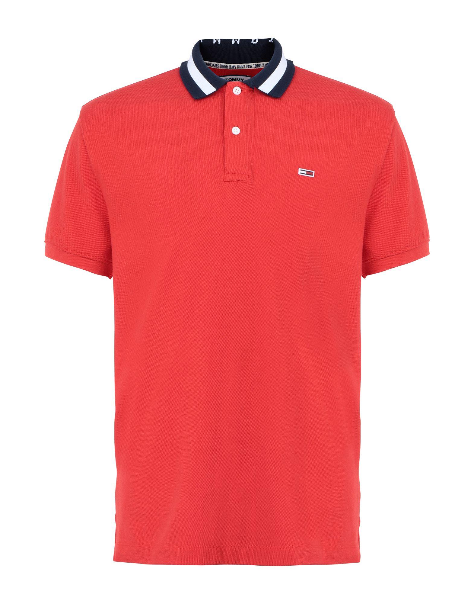 Tommy Hilfiger Cotton Polo Shirt in Red for Men - Lyst