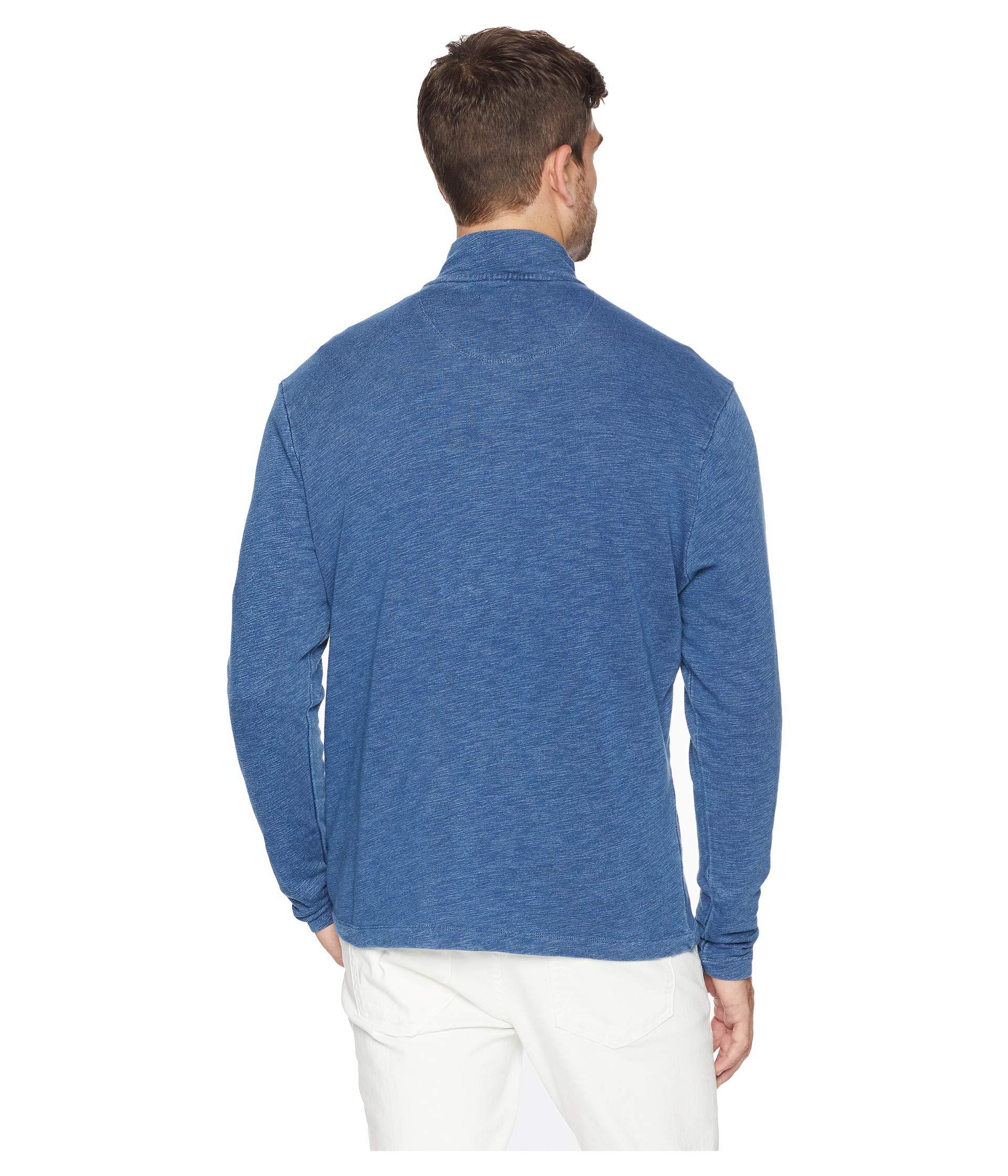Lyst - Mod-O-Doc Francis 1/4 Zip Pullover French Terry (indigo) Men's ...