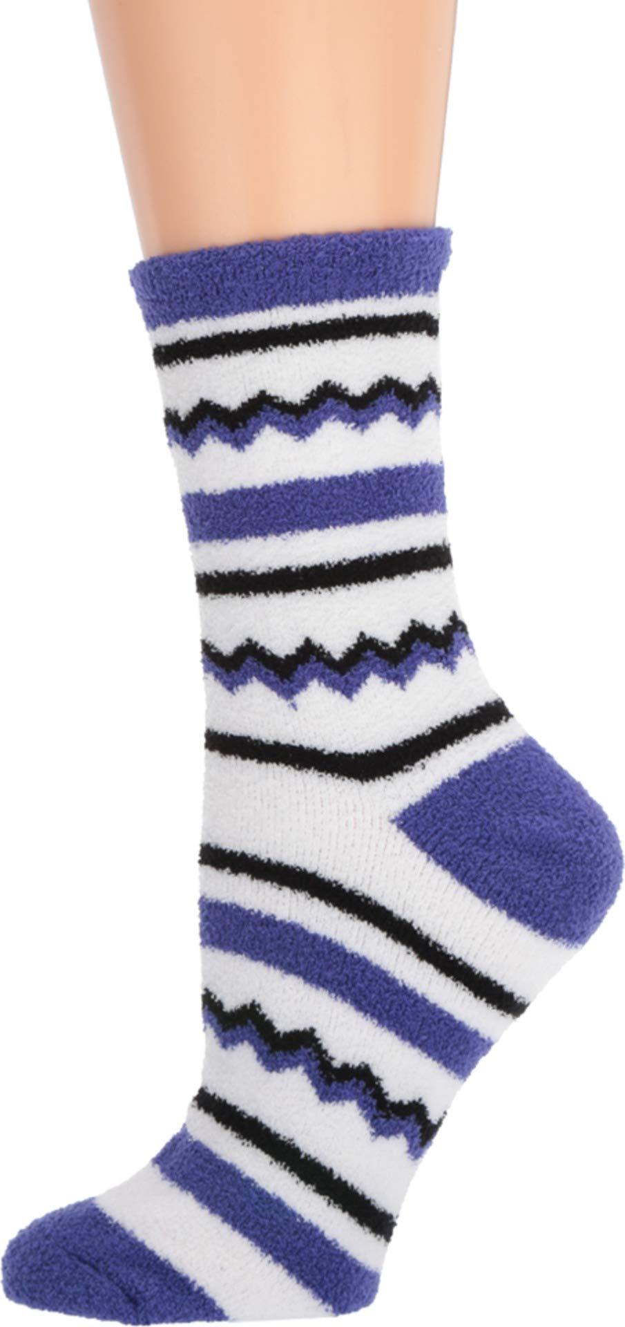 Karen Neuburger Zigzag Novelty Sock in Blue - Lyst
